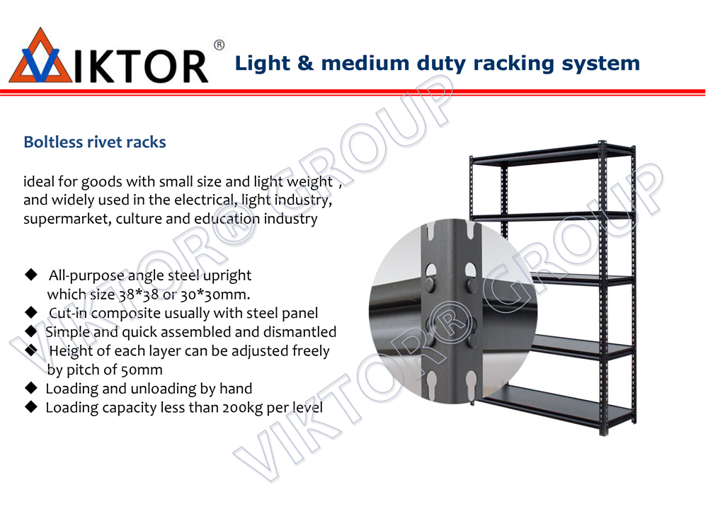 Light Duty Racking System - Buy Light duty racking system Product on ...