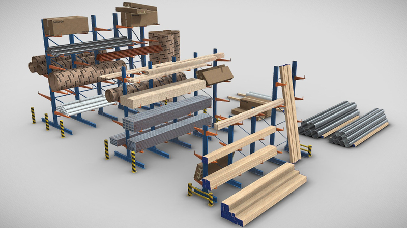 Industrial Cantilever Racking System – Optimized Storage for Long And ...